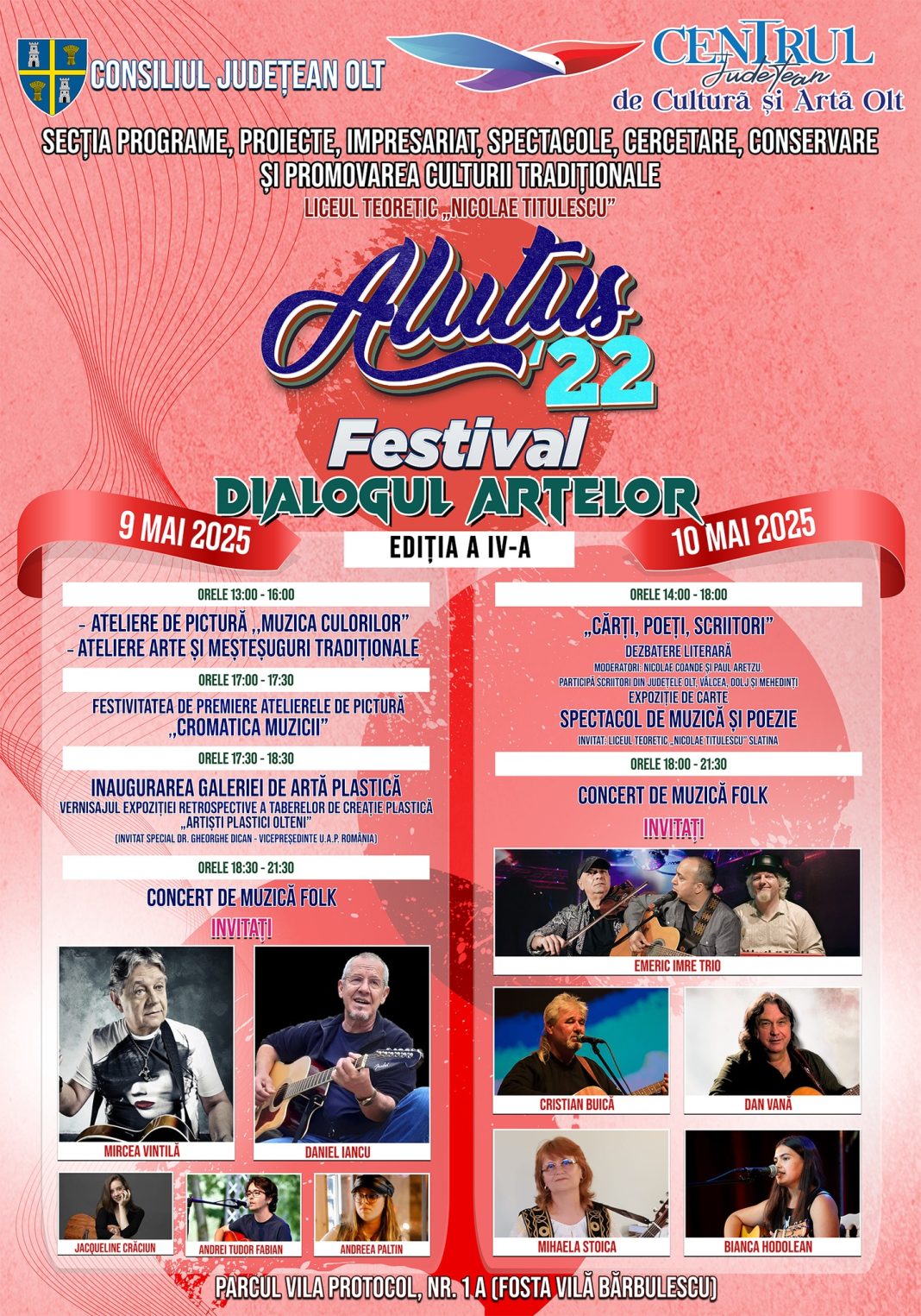 Festivalul „Alutus '22” aduce arta și muzica în inima Slatinei - Radio ...